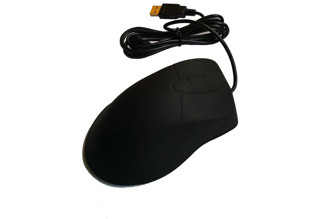 USB silicone optical mouse pointing device with big size and 5 buttons