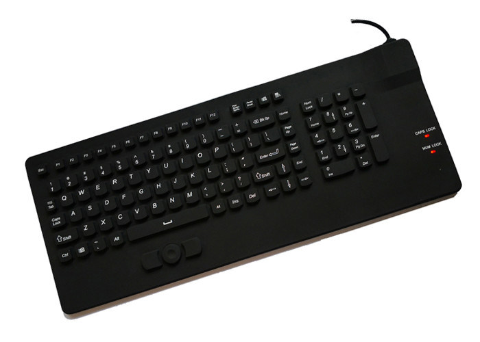 Wet Proof Clean Type Industrial USB Keyboard Mouse With Track Pointer