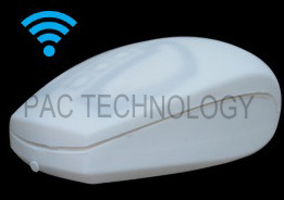 IP68 wireless waterproof silicone rubber medical mouse, easy clean