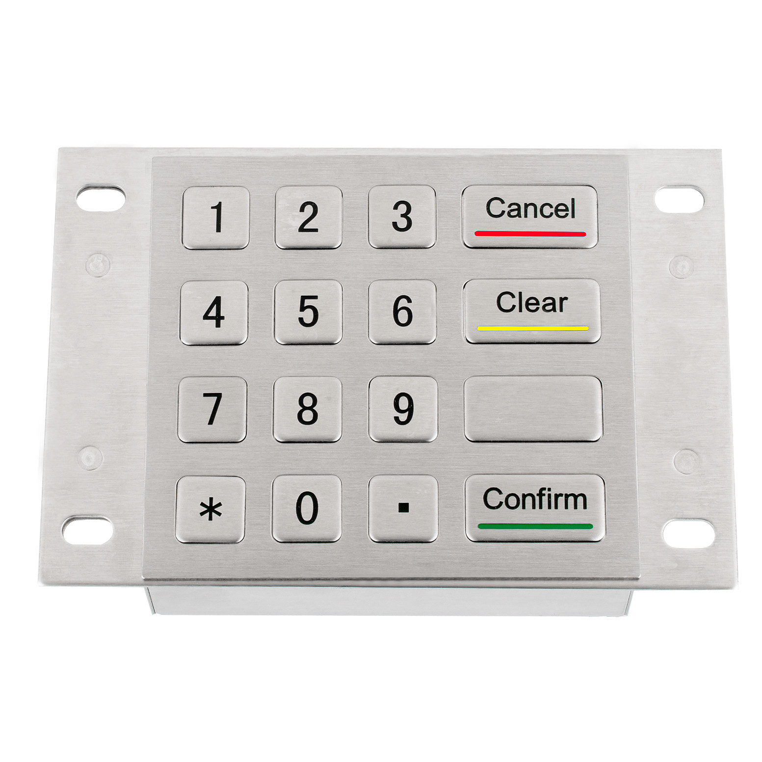 Braille symbol keypad with industrial stainless steel metal material ...
