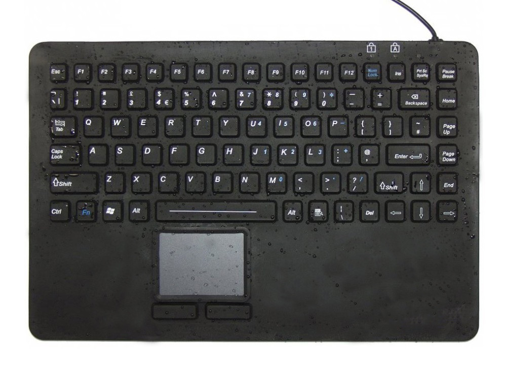 Ip68 Waterproof Medical Computer Keyboard With Built-In Trackpad Mouse ...