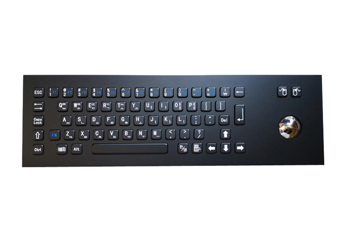67 key Korean industrial rugged keyboard with black titanium and single usb