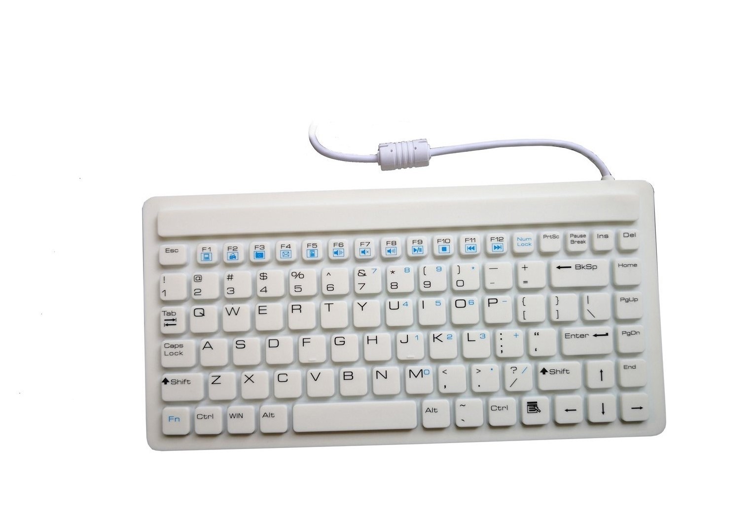 0.3m USB length 88keys medical silicone keyboard for hospital ...