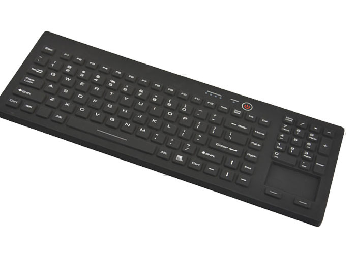 Oil proof Industrial Bluetooth Keyboard With Touchpad & Clean Key