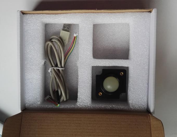 Rigid USB 25.mm optical backlit trackball for medical, marine, military ...