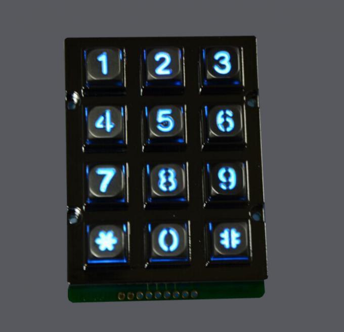 vandal proof 12 keys industrial metal keypad for security access ...