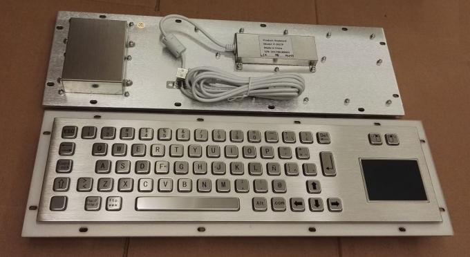 Ip65 Waterproof Panel Mount Industrial Metal Keyboard With Oem Logo And ...