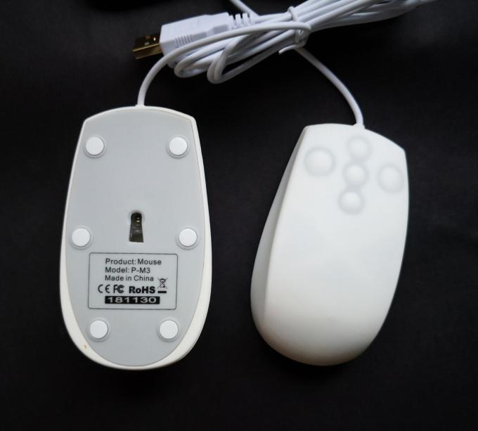 IP68 waterproof medical mouse with 0.3m shorten USB cable and SGS ...